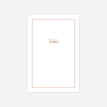 Marque-table de mariage personnalisé - Rosemood