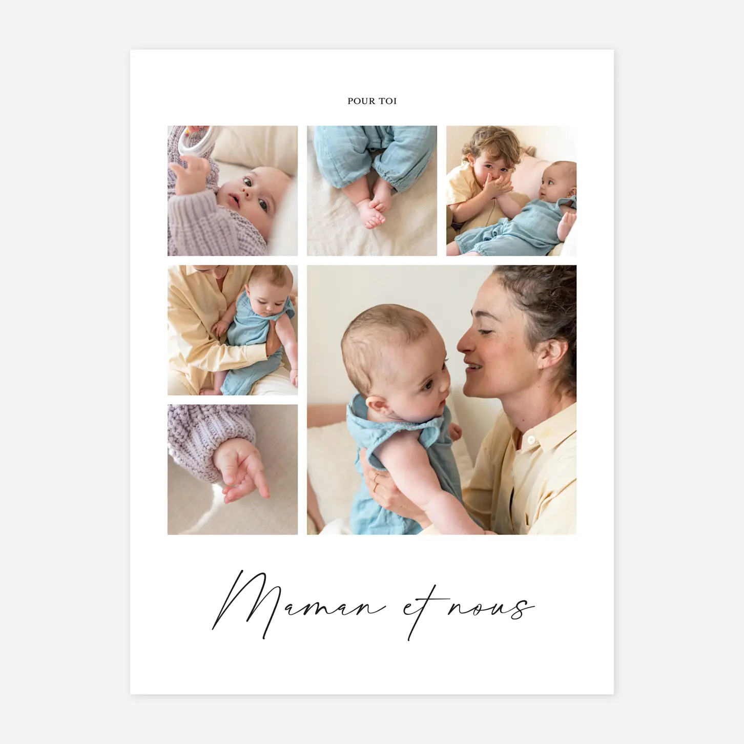 Affiche "Maman et nous"